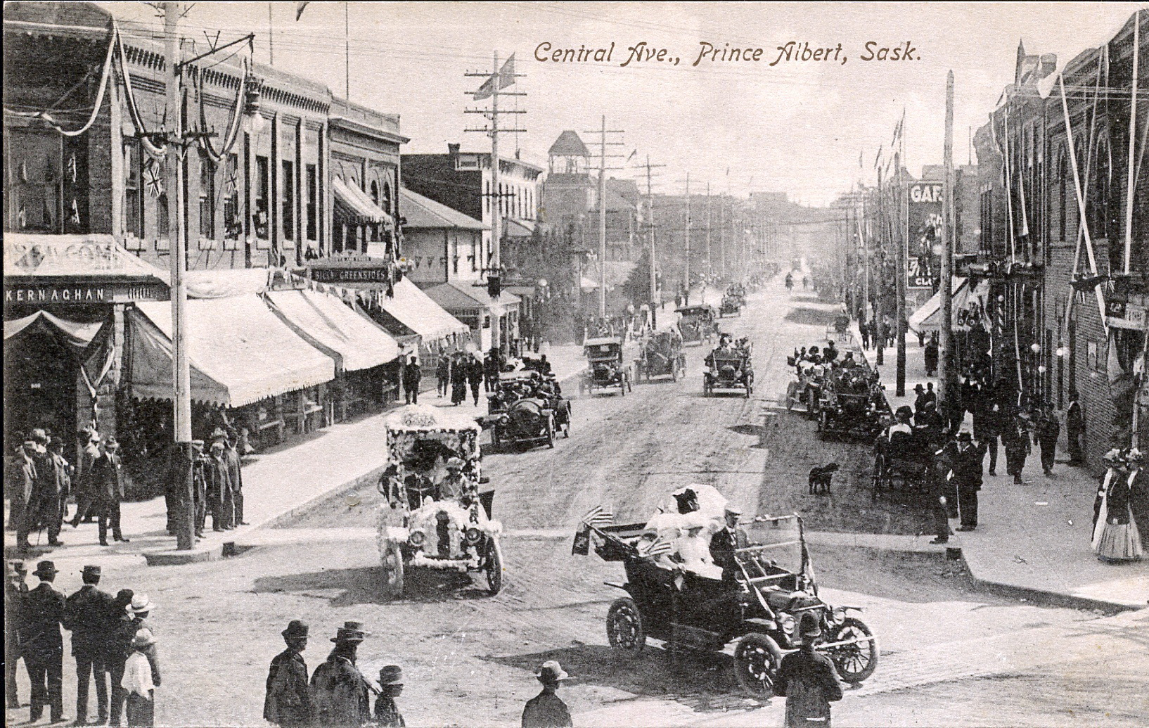 historical photos and information for Saskatchewan towns