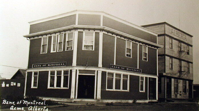 Historical photos photographs of Acme Alberta