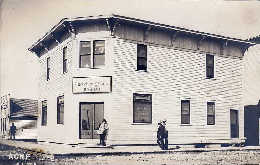 Historical photos photographs of Acme Alberta