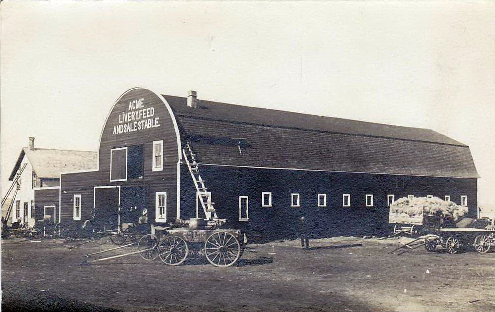 Historical photos photographs of Acme Alberta