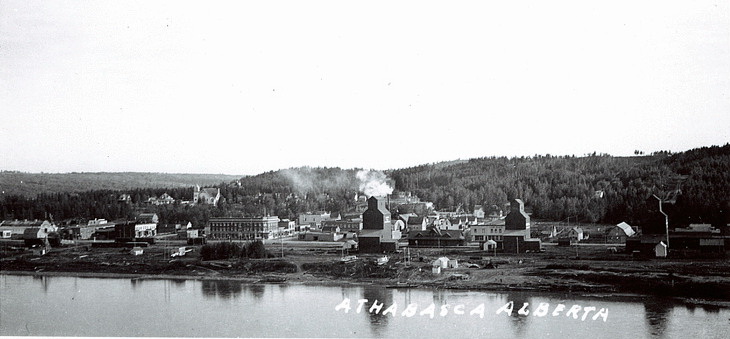 Historical photos photographs of Athabasca Alberta