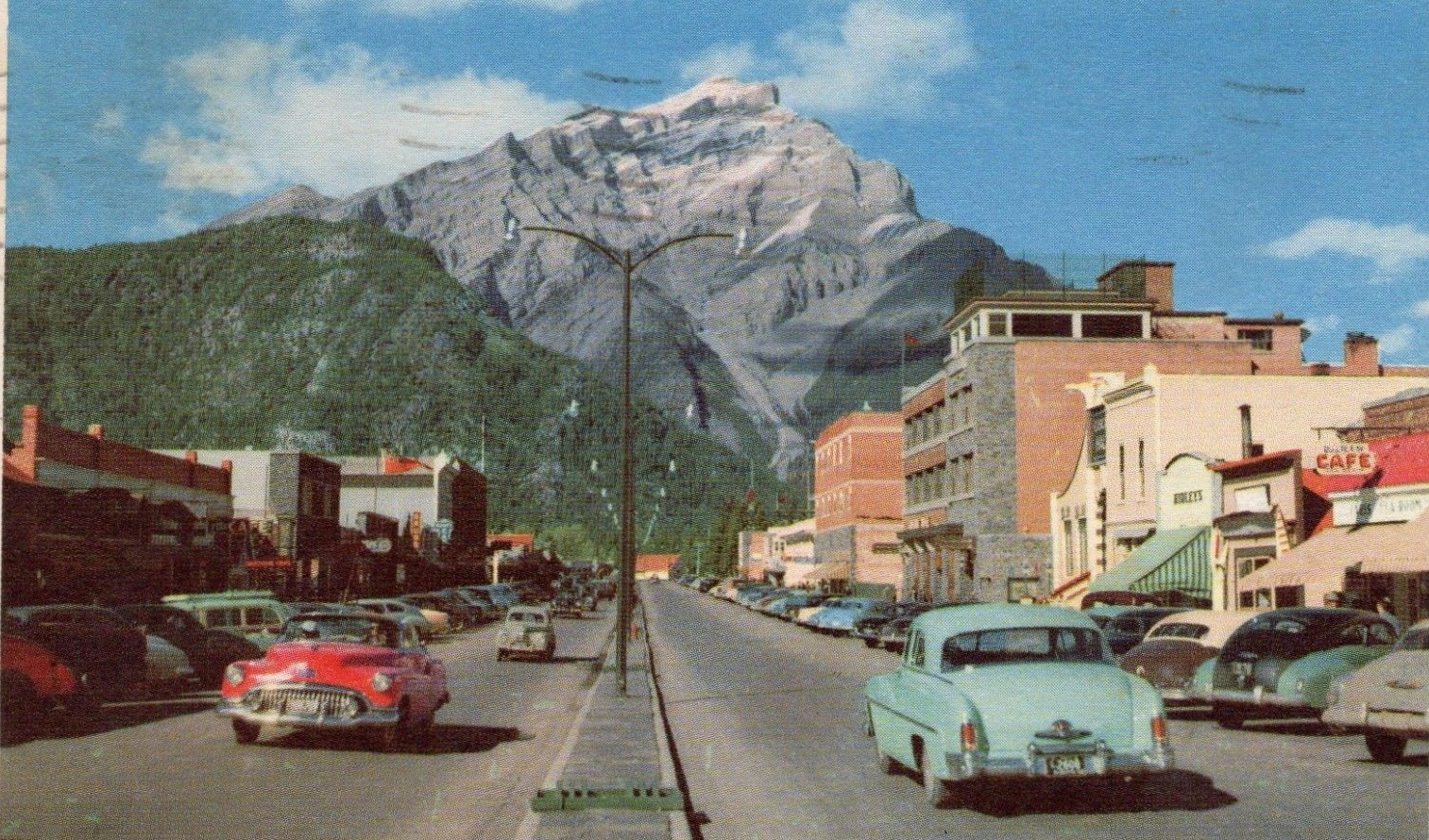 Historical photos photographs of Banff Alberta