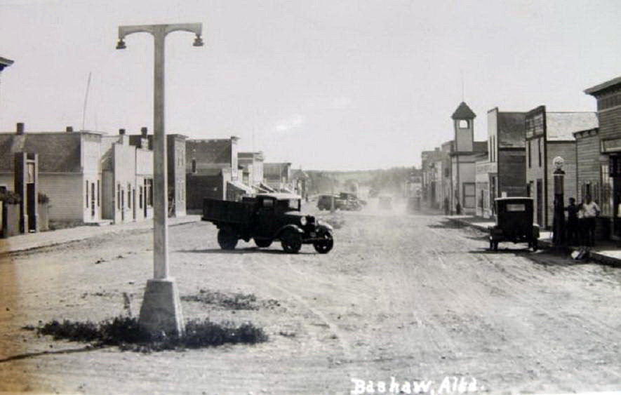 Historical photos photographs of Bashaw Alberta