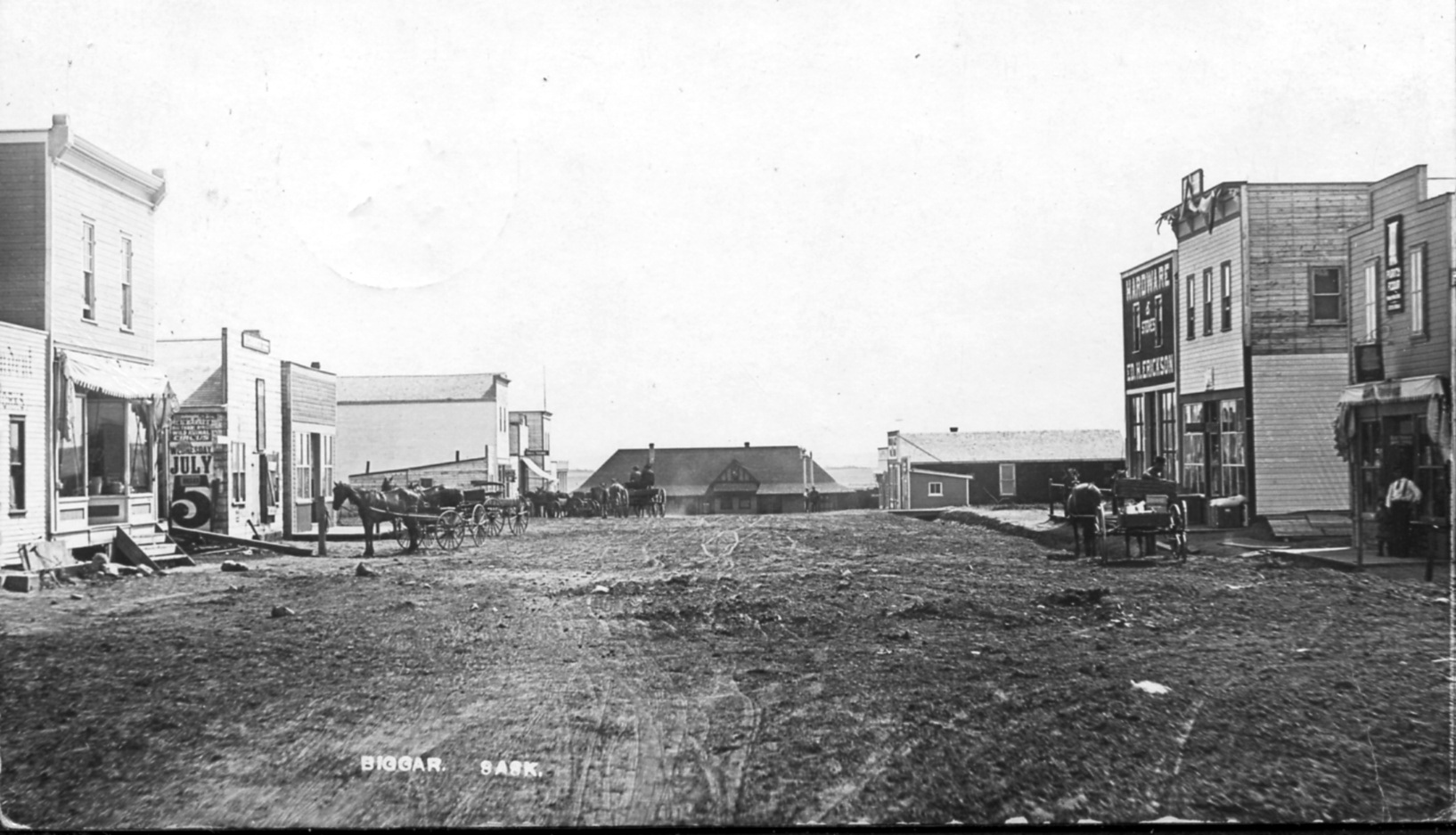 Historical photos photographs of Biggar Saskatchewan