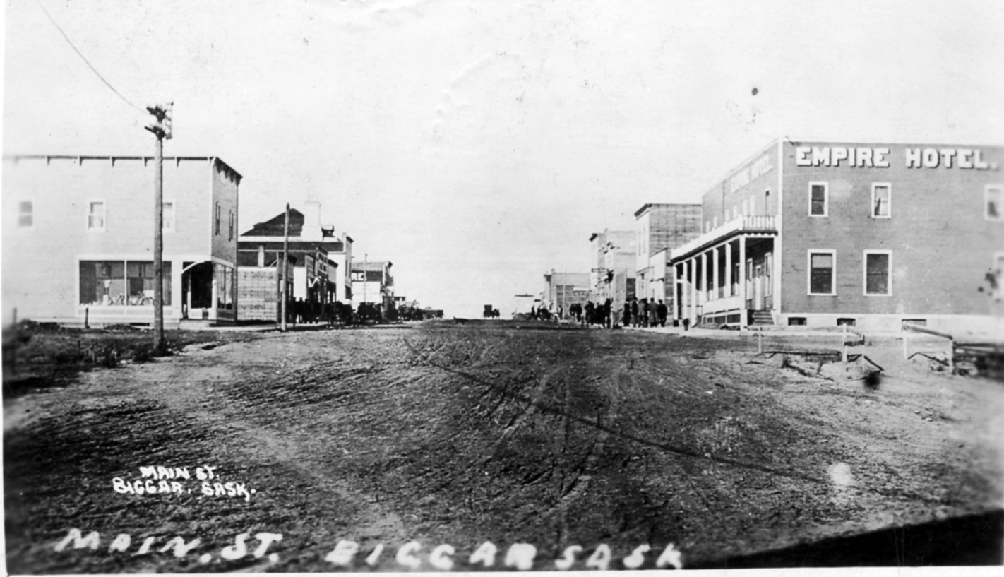 Historical photos photographs of Biggar Saskatchewan