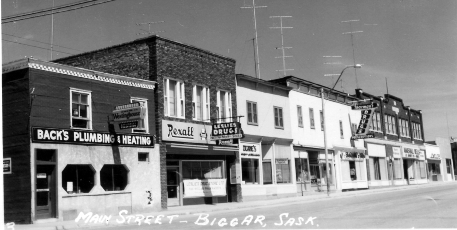 Historical photos photographs of Biggar Saskatchewan