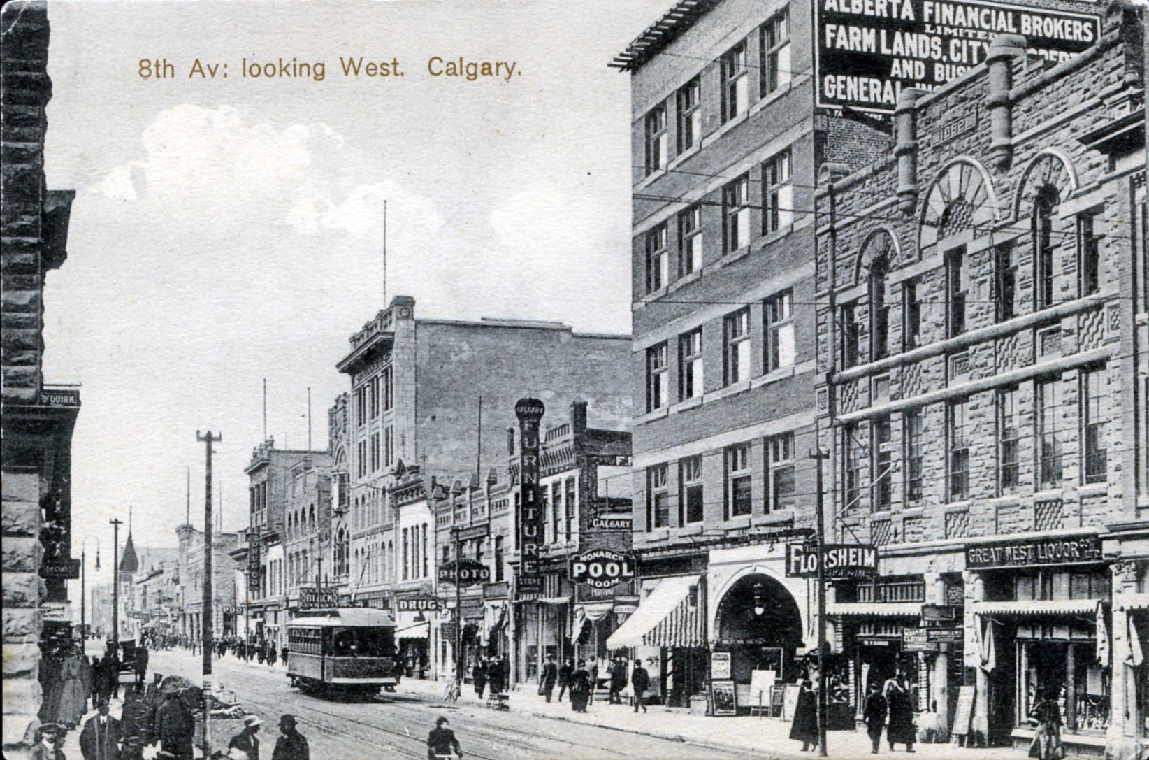 Historical photos photographs of Calgary Alberta