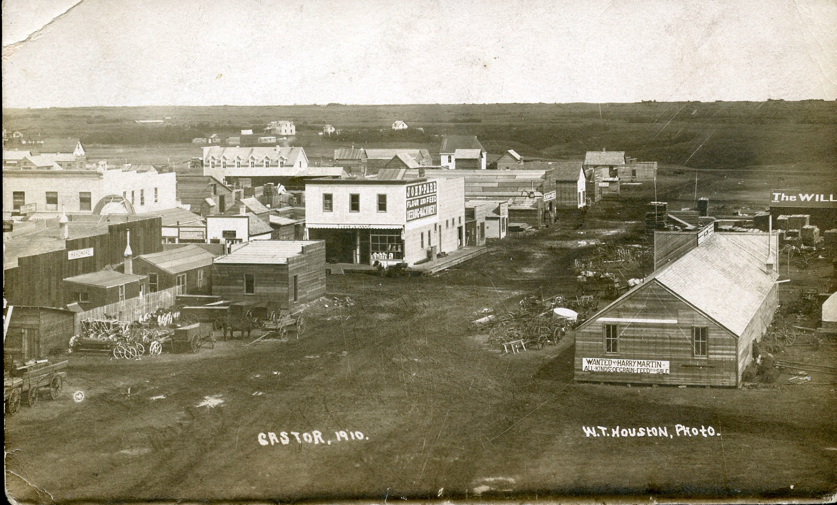 Historical photos photographs of Castor Alberta