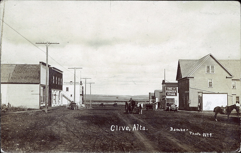Historical photos photographs of Clive Alberta