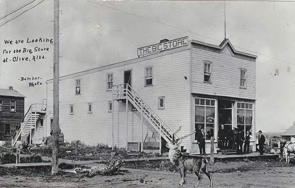 Historical photos photographs of Clive Alberta