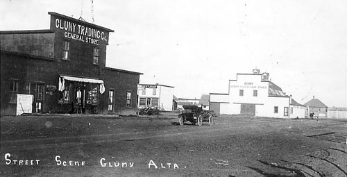 Historical photos photographs of Cluny Alberta