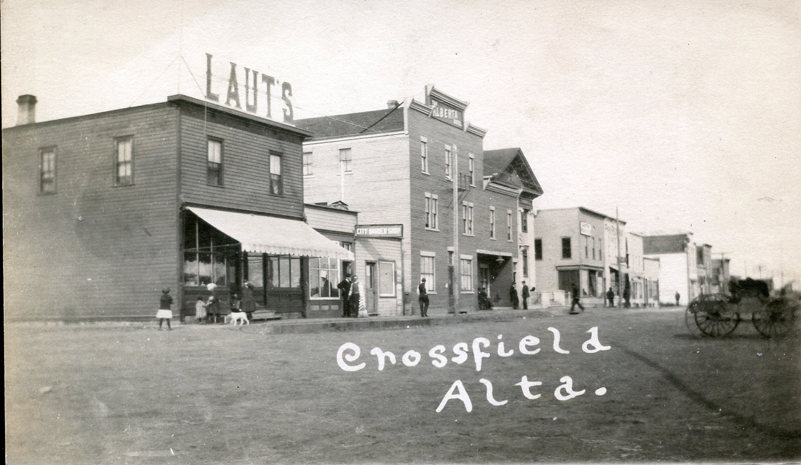 Historical photos photographs of Crossfield Alberta