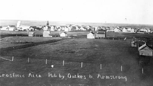 Historical photos photographs of Crossfield Alberta