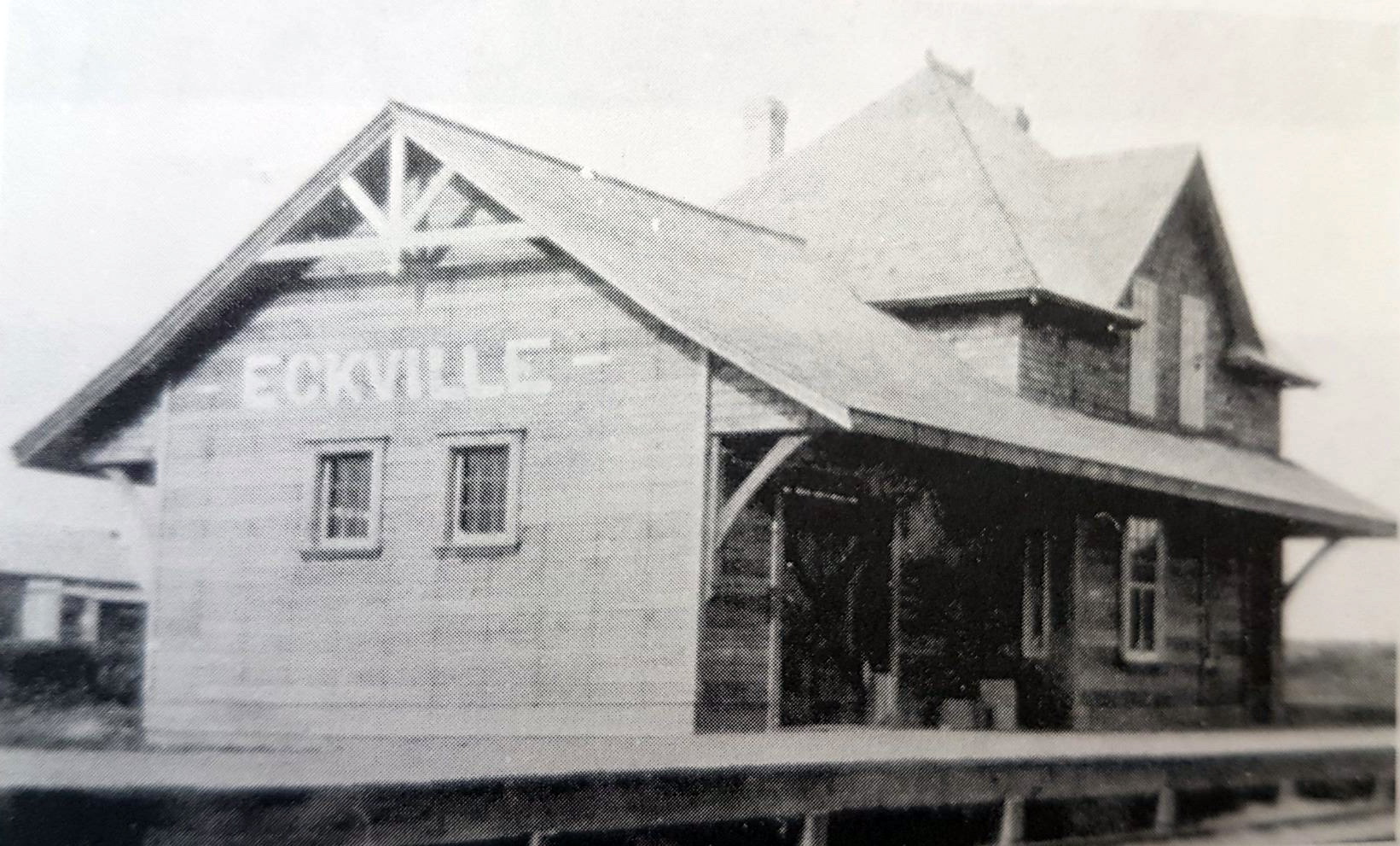 Historical photos photographs of Eckville Alberta