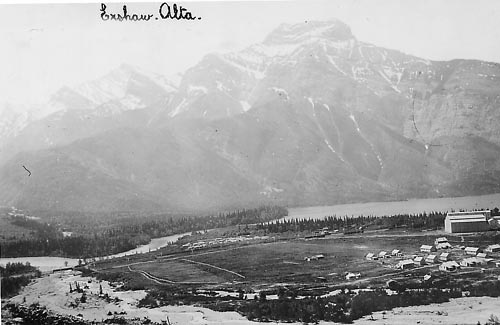 Historical photos photographs of Exshaw Alberta