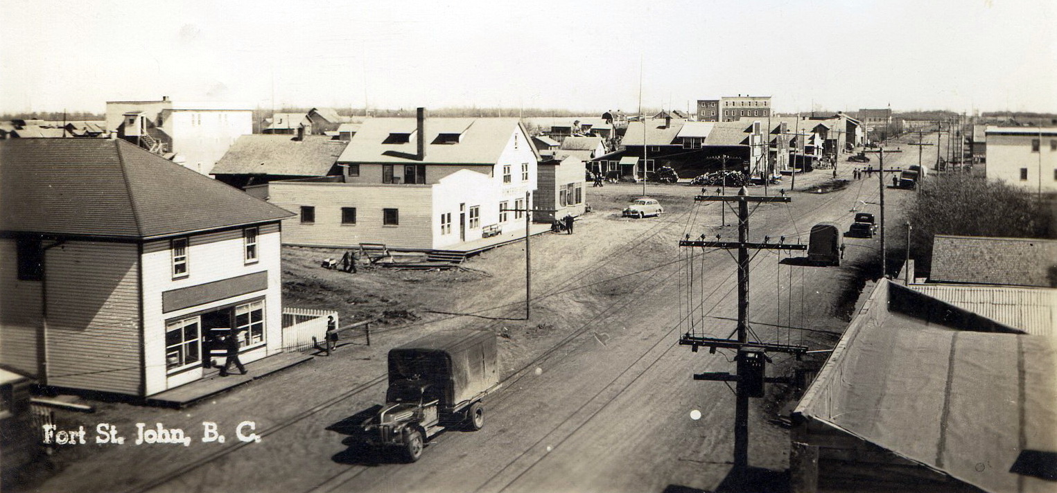 Historical photos photographs of Fort St. John British Columbia