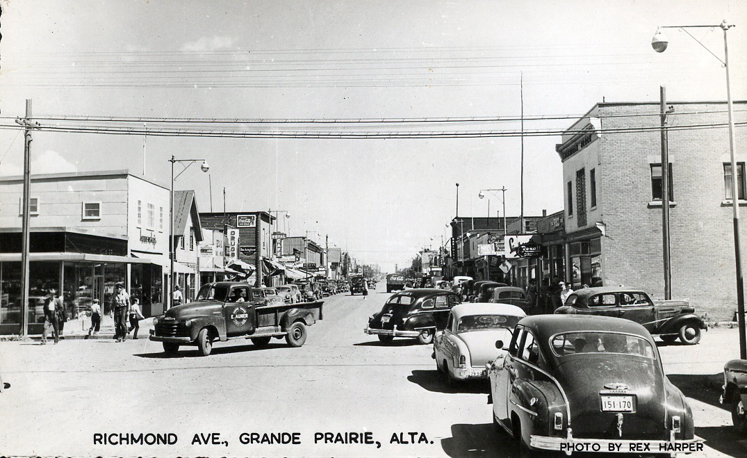 Historical photos photographs of Grand Prairie Alberta