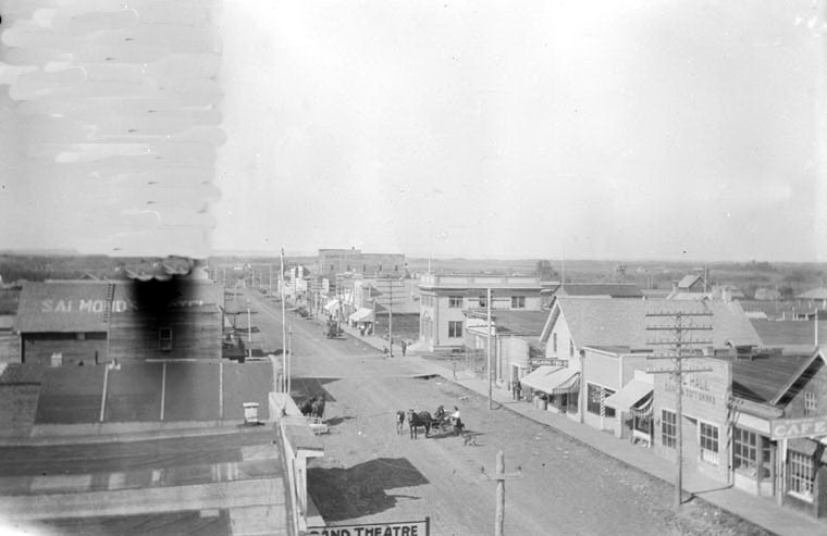 Historical photos photographs of Grand Prairie Alberta
