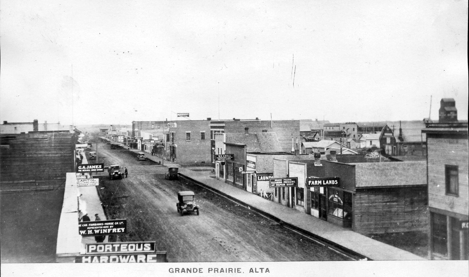 Historical photos photographs of Grand Prairie Alberta