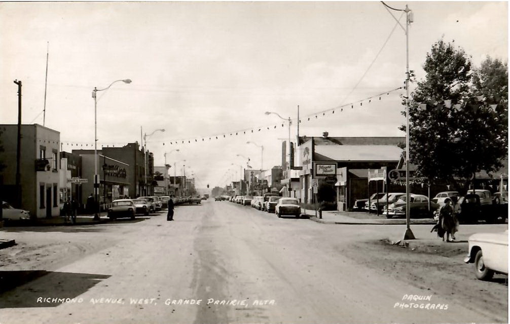 Historical photos photographs of Grand Prairie Alberta