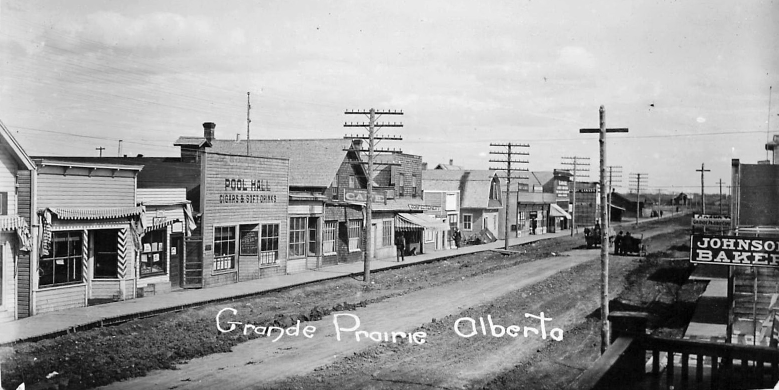 Historical photos photographs of Grand Prairie Alberta