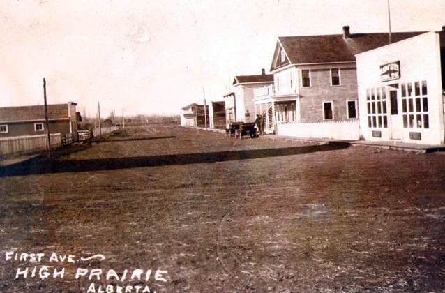 Historical photos photographs of High Prairie Alberta