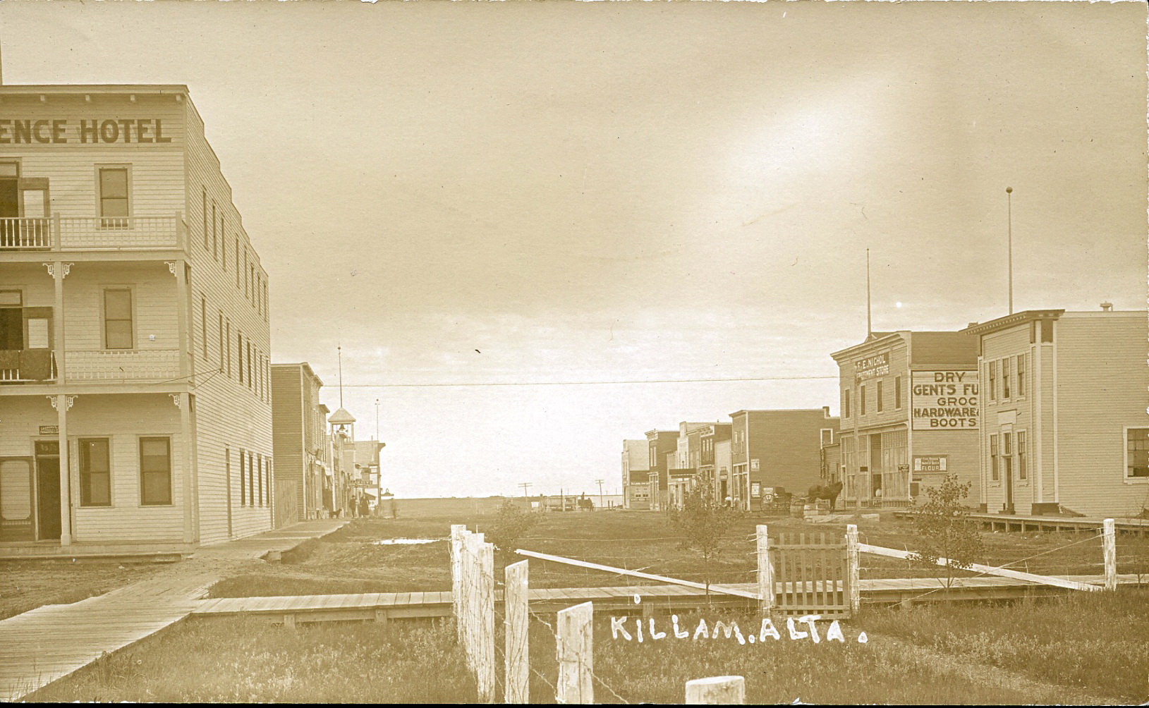 Historical photos photographs of Killam Alberta
