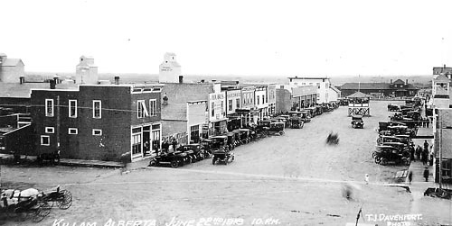 Historical photos photographs of Killam Alberta