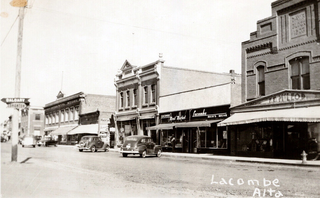 Historical photos photographs of Lacombe Alberta