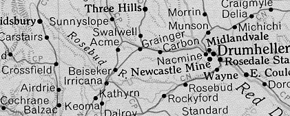 Historical photos photographs of Acme Alberta