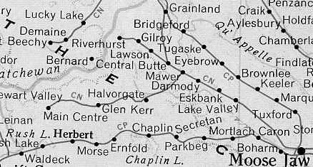 Historical photos photographs of Central Butte Saskatchewan