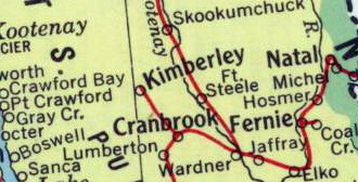 Historical photos photographs of Fort Steele British Columbia