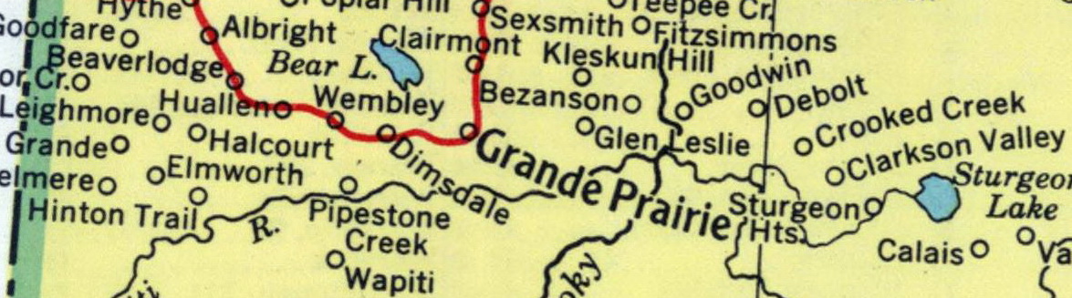 Historical photos photographs of Grand Prairie Alberta