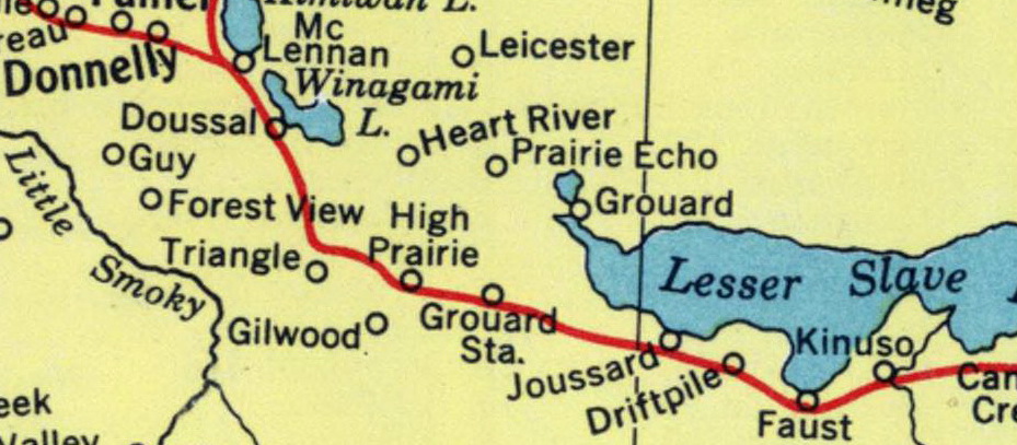 Historical photos photographs of High Prairie Alberta