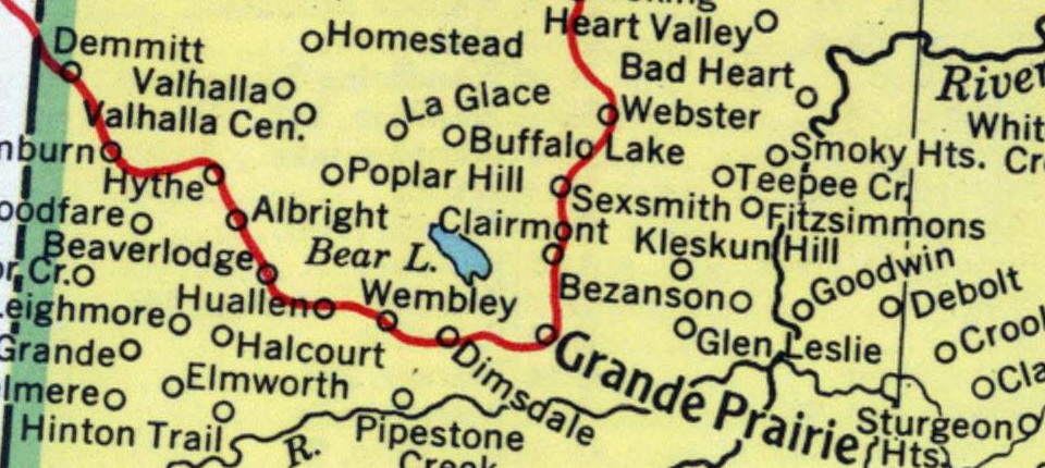 Historical photos photographs of Hythe Alberta