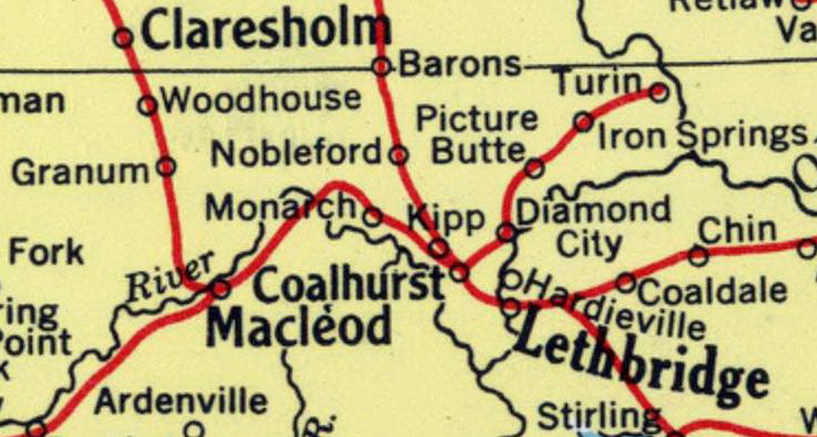 Historical photos photographs of Monarch Alberta