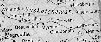 Historical photos photographs of Myrnam Alberta