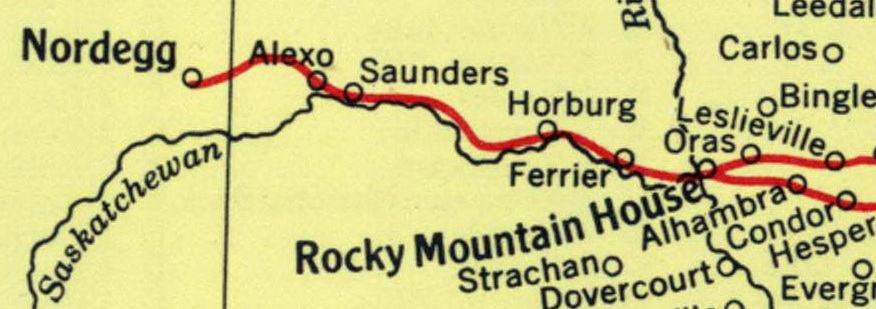 Historical photos photographs of Nordegg Alberta