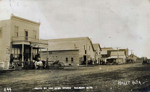 Historical photos photographs of Millet Alberta