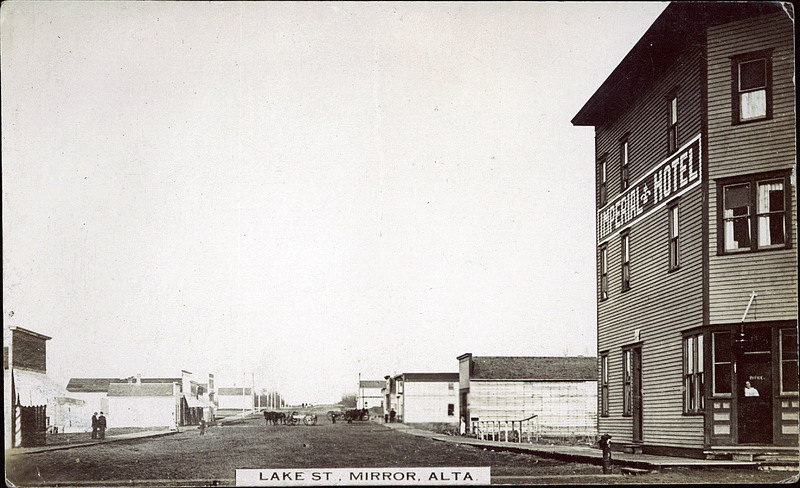 Historical photos photographs of Mirror Alberta