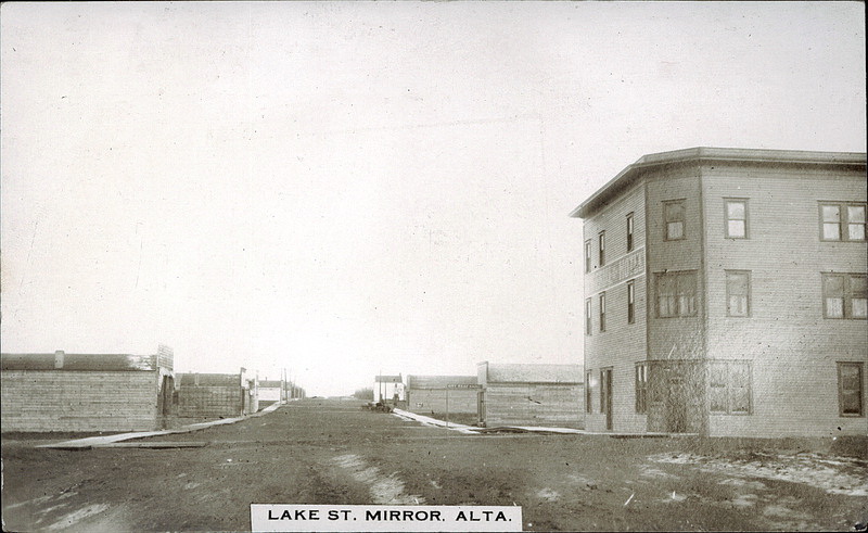Historical photos photographs of Mirror Alberta
