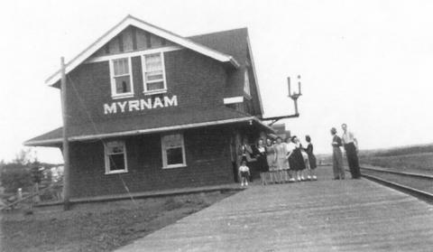 Historical photos photographs of Myrnam Alberta