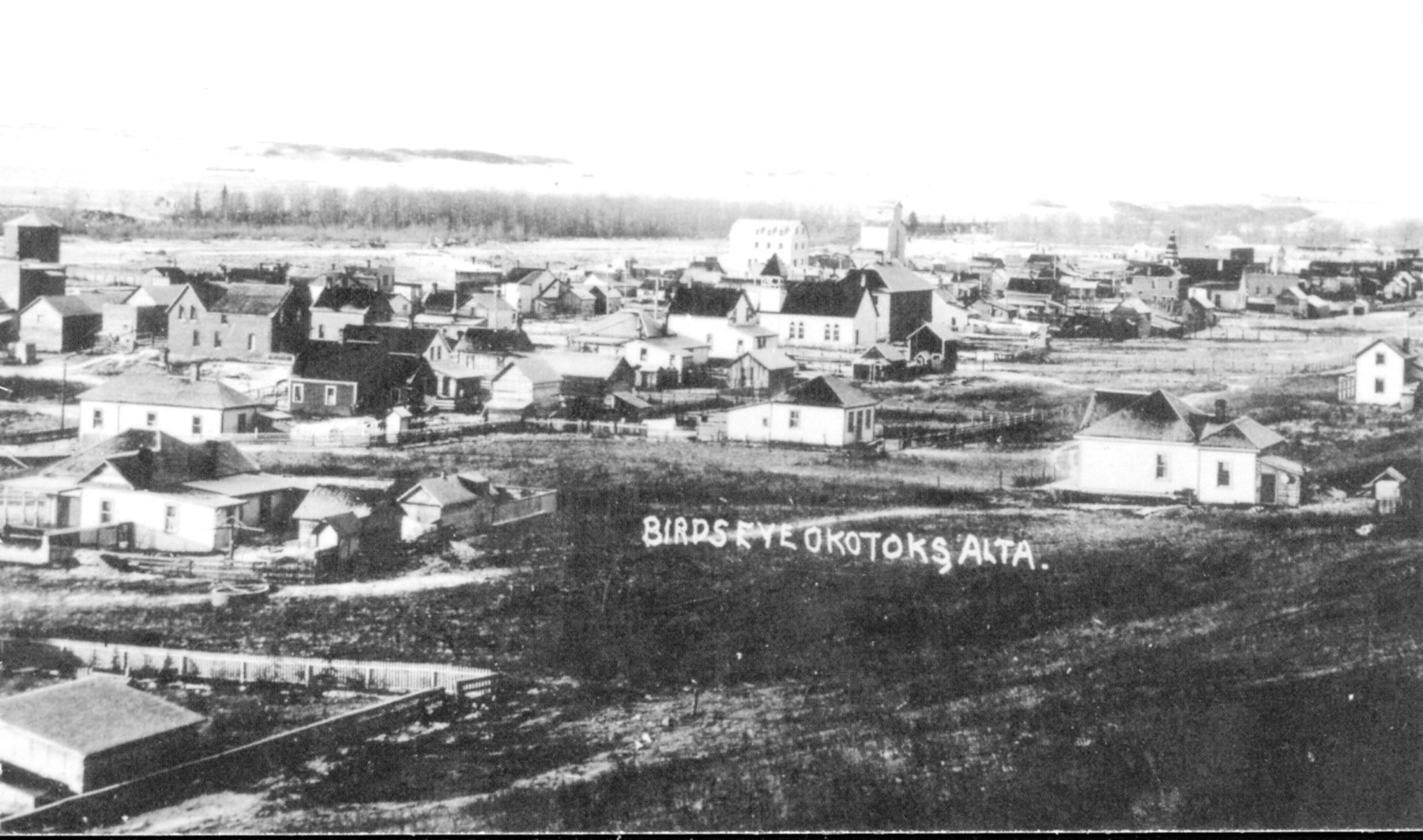 Historical photos photographs of Okotoks Alberta