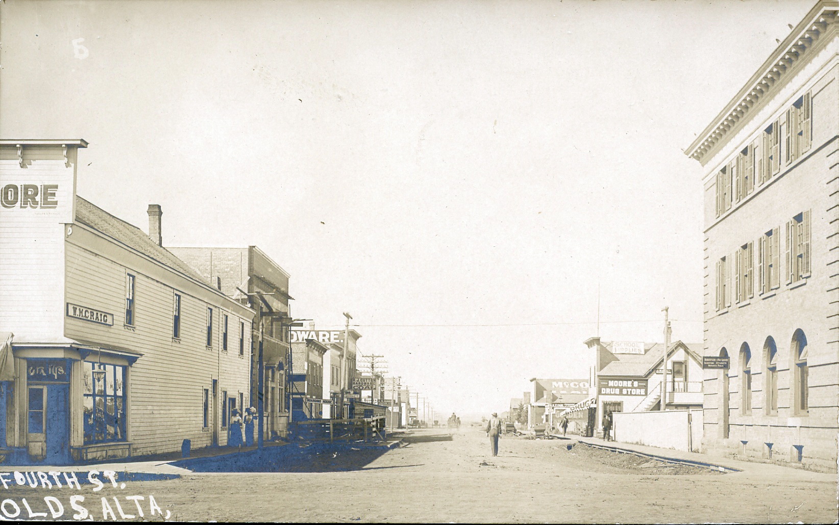 Historical photos photographs of Olds Alberta