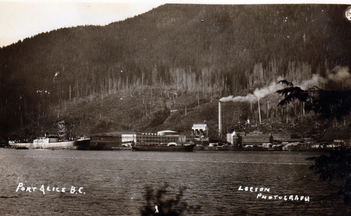 Historical photos photographs of Port Alice British Columbia