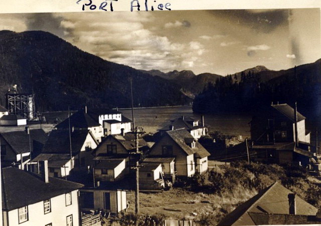 Historical photos photographs of Port Alice British Columbia