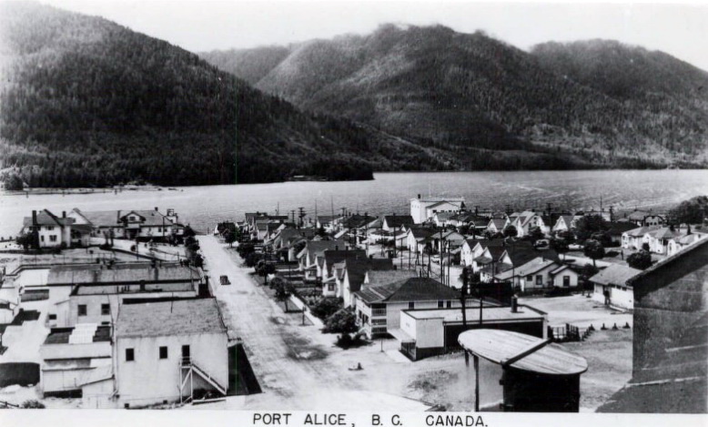 Historical photos photographs of Port Alice British Columbia