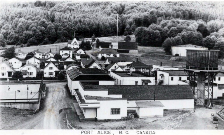 Historical photos photographs of Port Alice British Columbia