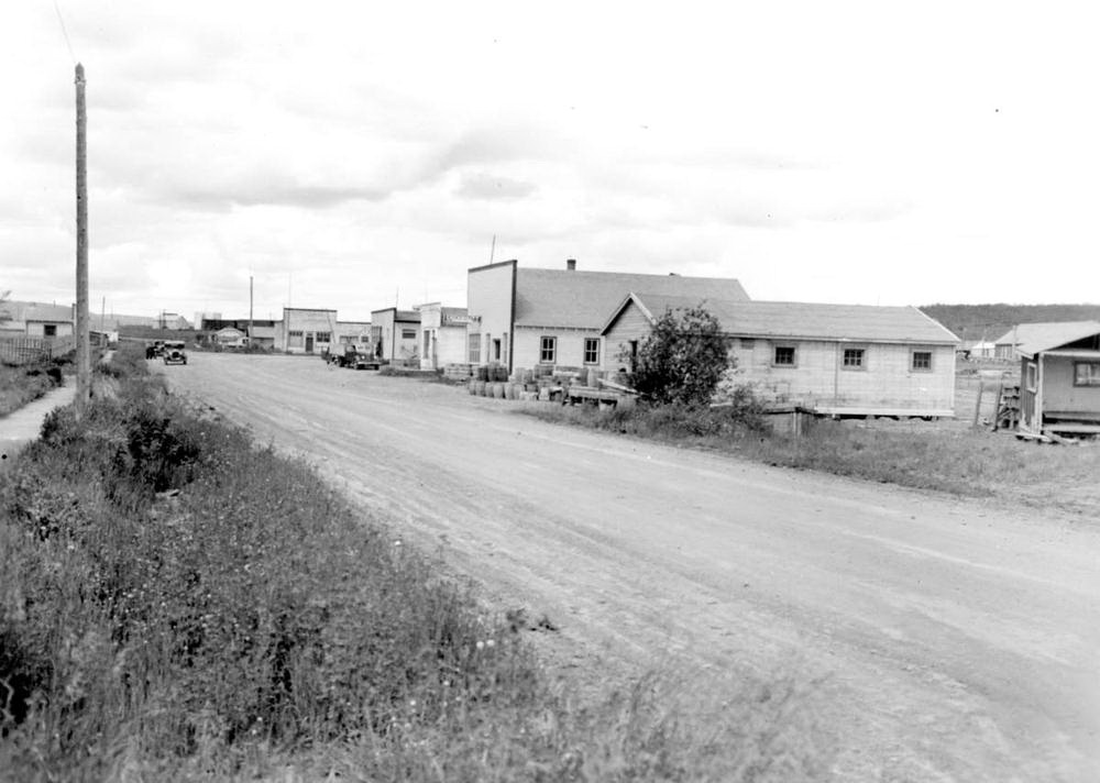 Historical photos photographs of Pouce Coupe British Columbia