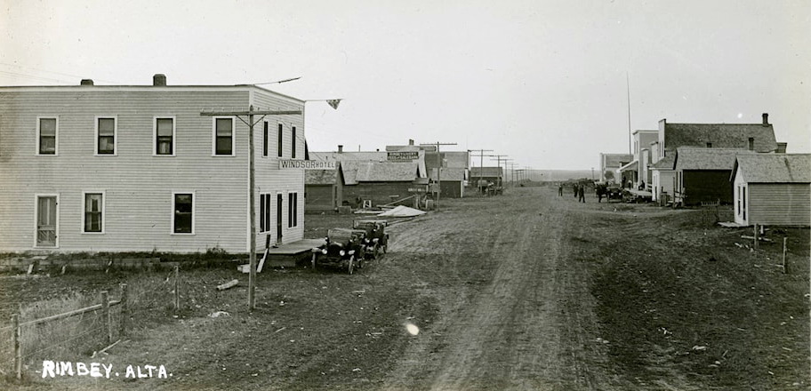 Historical photos photographs of Rimbey Alberta
